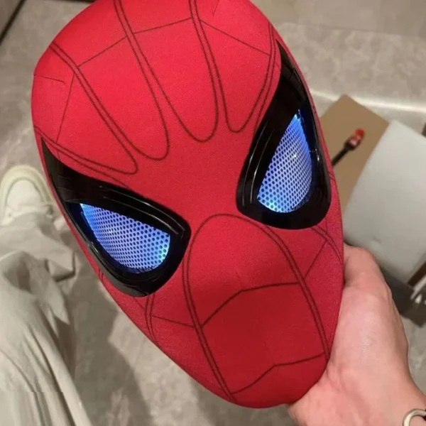 Spider-Man Mask with Movable Eyes & Jaw-Controlled Blinking – Electric ...